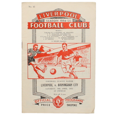 Classic 1950s Football programmes for Sale – Vintage Football Programmes